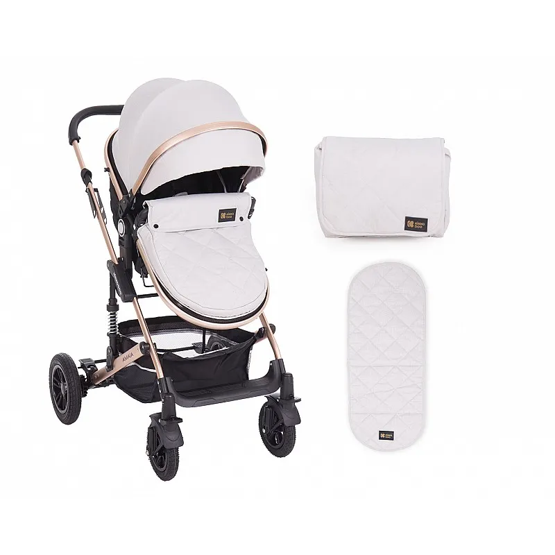 Kikkaboo Комбинирана количка 2 в 1 с трансф.седалка Amaia Light Grey ...