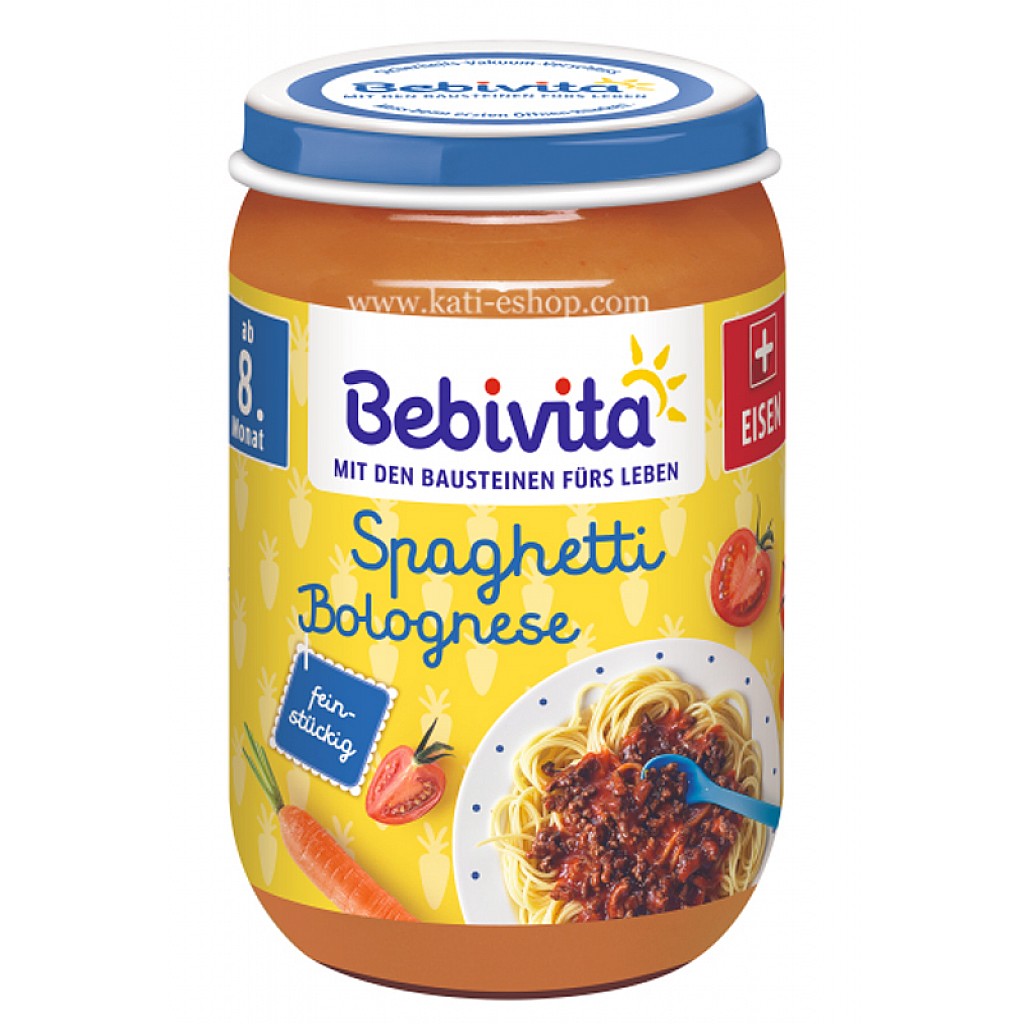 BEBIVITA Спагети Болонезе 8м. 220г